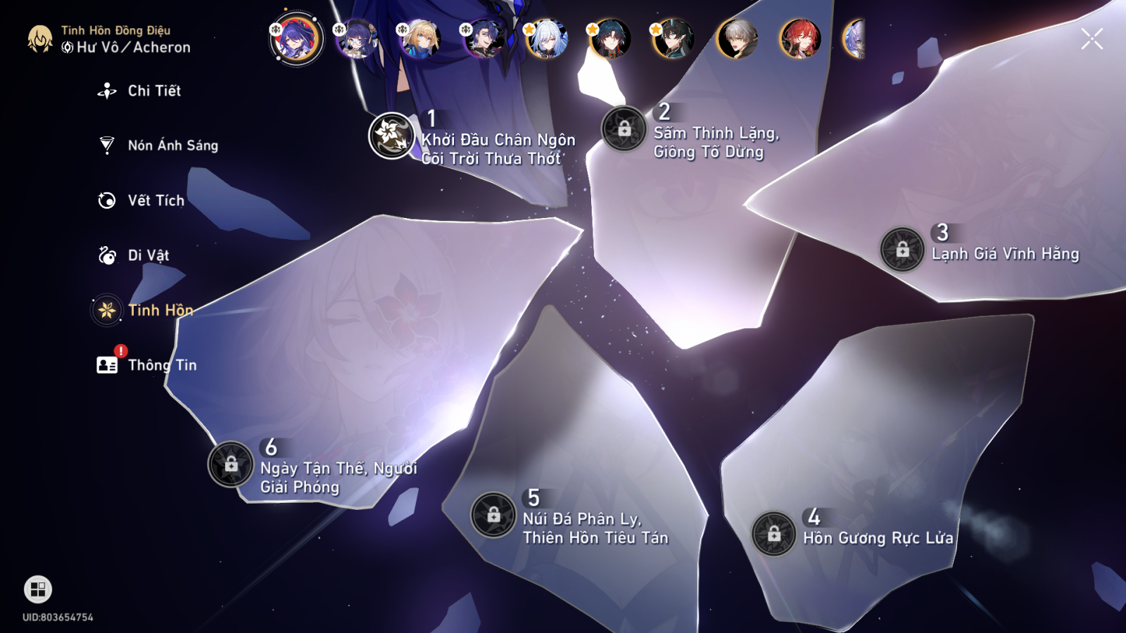 Acc Honkai Star Rail ID 5254 - Shop acc Honkai impact 3, Honkai star ...