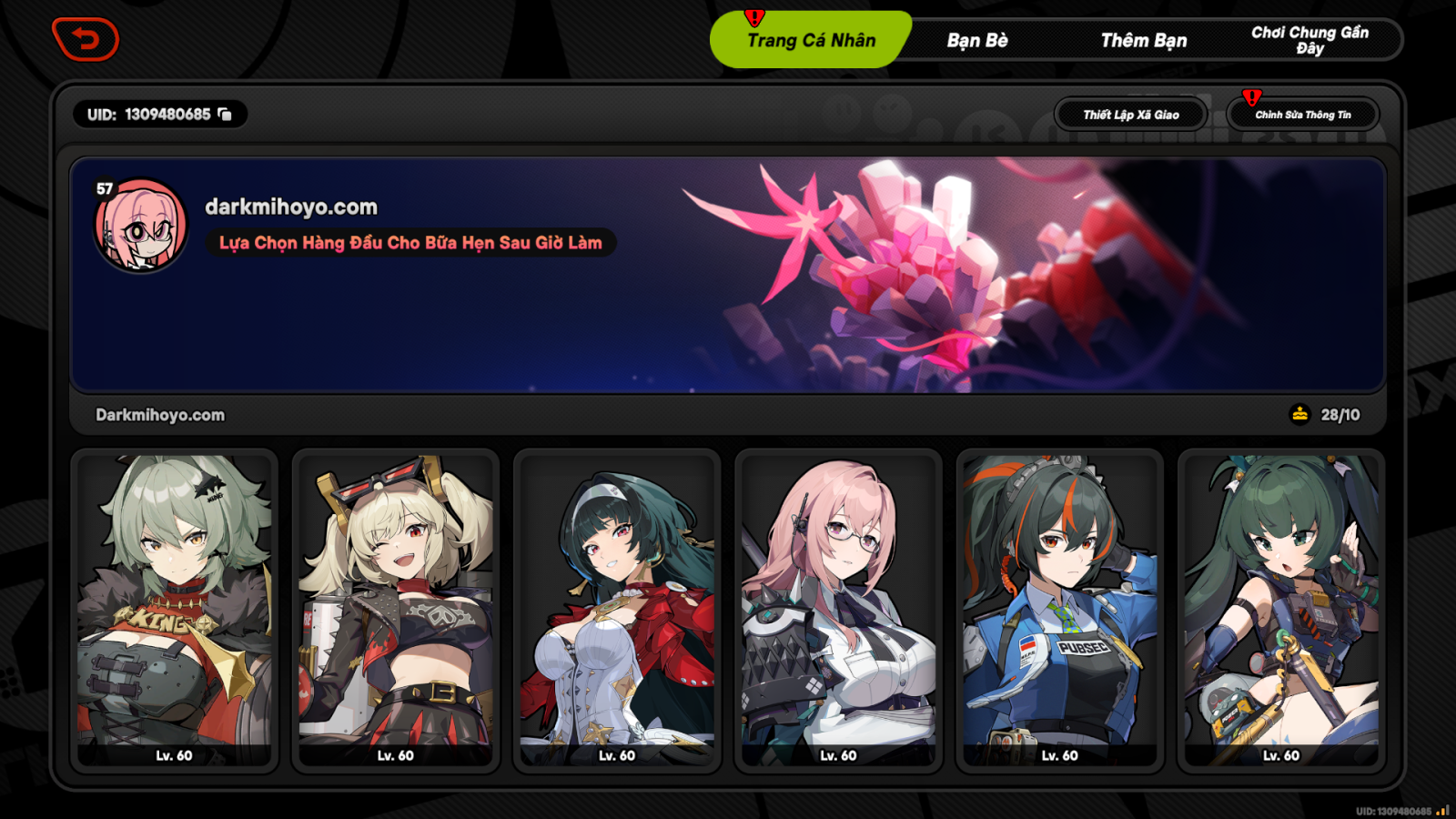 Acc Zenless Zone Zero ID 7188 - Shop acc Honkai impact 3, Honkai star ...